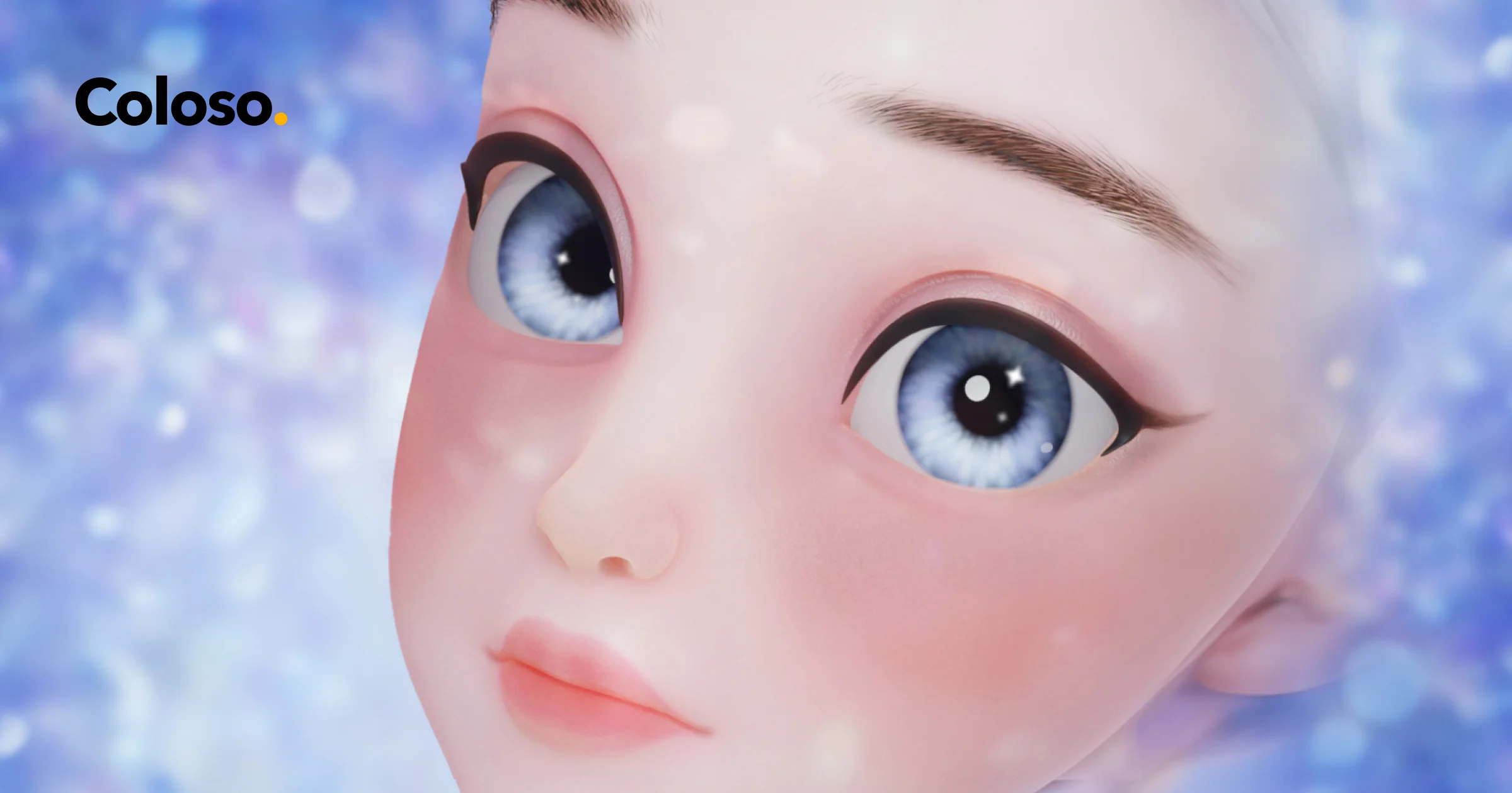 [asset]3D Starry Milky Way Eye Lenses | Coloso.