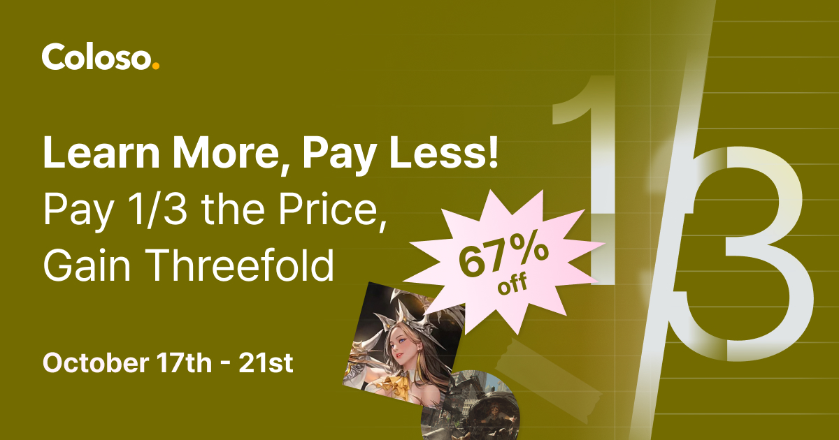 Learn More, Pay Less! | Coloso.